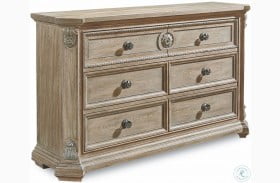 Arch Salvage Parchment Chambers Panel Bedroom Set from ART | Coleman ...