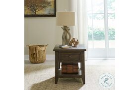 Paradise Valley Saddle Brown Rectangular Occasional Table Set from ...