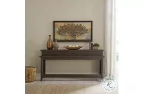 Paradise Valley Saddle Brown Console Bar Table Set from Liberty ...