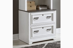 Allyson Park Wirebrushed White L Shaped Home Office Set from Liberty ...