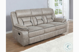 Greer Taupe Reclining Living Room Set from Coaster Furniture | Coleman ...