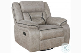 Greer Taupe Reclining Living Room Set from Coaster Furniture | Coleman ...