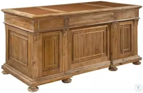 Brown Junior Executive Desk Home Office Set from Hekman Furniture ...