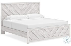 Cayboni Whitewash Panel Bedroom Set from Ashley Furniture | Coleman ...