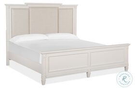 Willowbrook Egg Shell White Upholstered Panel Bedroom Set from ...