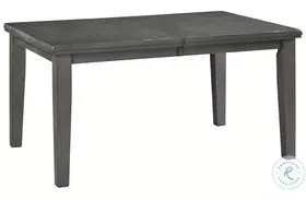 Hallanden Gray Rectangular Extendable Dining Room Set from Ashley ...