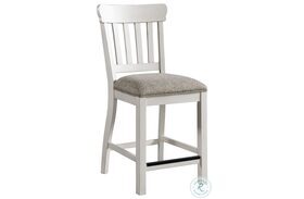 Drake Rustic White and French Oak Counter Height Dining Room Set from ...