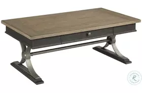 Hancock Black Round Occasional Table Set from Hammary | Coleman Furniture