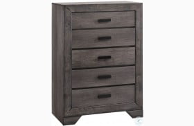 Grayson Grey Oak Panel Bedroom Set from Elements Furniture | Coleman ...