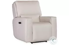 Miles Gray Leather Zero Gravity Power Reclining Living Room Set With ...