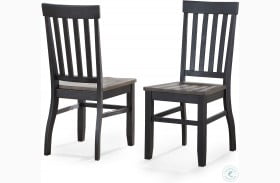 Raven Ebony And Driftwood Noir Dining Room Set from Steve Silver ...