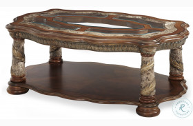 Villa Valencia Classic Chestnut Rectangular Occasional Table Set From ...