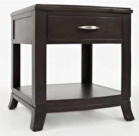 Downtown Dark Merlot Cocktail Table from Jofran | Coleman Furniture