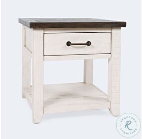 Madison County Vintage White 3 Drawer Cocktail Table From Jofran ...