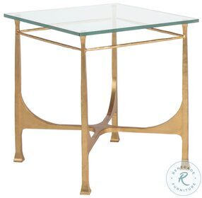 Metal Designs Gold Leaf Ellipse Rectangular Cocktail Table from ...
