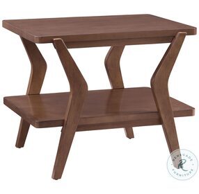 Stratton Walnut Cocktail Table From Bassett Mirror | Coleman Furniture