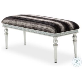 Melrose Dove King Upholstered Platform Bed from Aico | Coleman Furniture