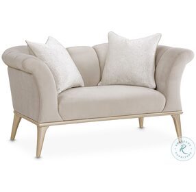 Yvette Medium Champagne Sofa From Aico | Coleman Furniture