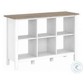 Mayfield Shiplap Gray And Pure White 60 L Shaped Computer Desk With Desktop Organizer HomeGalleryStores MAY012GW2
