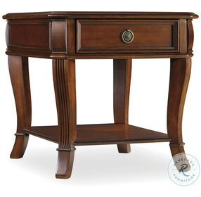 Brookhaven Cherry Round Cocktail Table from Hooker | Coleman Furniture