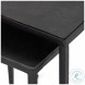 Dalston Raw Black Nesting End Tables from Four Hands | Coleman Furniture