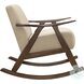 Waithe Light Brown Rocking Chair From Homelegance | Coleman Furniture