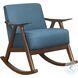 Waithe Orange Rocking Chair From Homelegance | Coleman Furniture