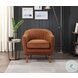 Cutler Rust Accent Chair From Homelegance | Coleman Furniture