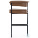 Carrie Chaps Saddle Leather Bar Stool from Four Hands | Coleman Furniture