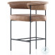 Carrie Chaps Saddle Leather Counter Height Stool from Four Hands ...