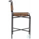 Corrigan Vintage Cognac Leather Counter Height Stool From Sunpan ...