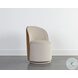 Cavoli Meg Taupe Swivel Dining Chair From Sunpan | Coleman Furniture