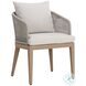 Capri Palazzo Cream Outdoor Dining Arm Chair From Sunpan | Coleman ...