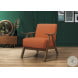 Damala Orange Fabric Accent Chair from Homelegance | Coleman Furniture