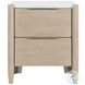 Matteo Light Oak Ceruse Marble Top 2 Drawer Nightstand From Homelegance ...