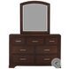 Hudson Cherry 7 Drawer Dresser From Homelegance | Coleman Furniture