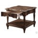 Heath Court Brown Wood End Table from Homelegance | Coleman Furniture