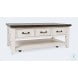Madison County Vintage White 3 Drawer Cocktail Table From Jofran ...
