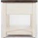 Madison County Vintage White End Table from Jofran | Coleman Furniture