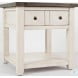 Madison County Vintage White End Table from Jofran | Coleman Furniture