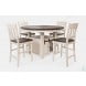 Madison County Vintage White 54" Adjustable Storage Dining Table from ...