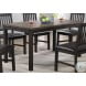 Ashford Black and Rustic Walnut Drop Leaf Extendable Dining Table from ...
