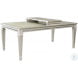 Bevelle Silver Extendable Dining Table from Homelegance | Coleman Furniture