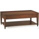 Sunset Valley Rich Mahogany Rectangular Cocktail Table from Hammary ...