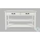 North Fork Country White 2 Drawer Sofa Table From Jofran | Coleman Furniture