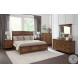Oakdale Honey Oak Panel Bedroom Set from American Woodcrafters ...