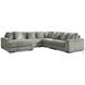 Lindyn Fog 2 Piece Sectional With LAF Chaise Bundle From Ashley ...