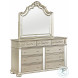 Heidi Metallic Platinum Dresser | HomeGalleryStores.com | 222733