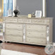 Heidi Metallic Platinum Dresser | HomeGalleryStores.com | 222733
