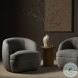 Sandie Gibson Silver Swivel Chair from Four Hands | Coleman Furniture